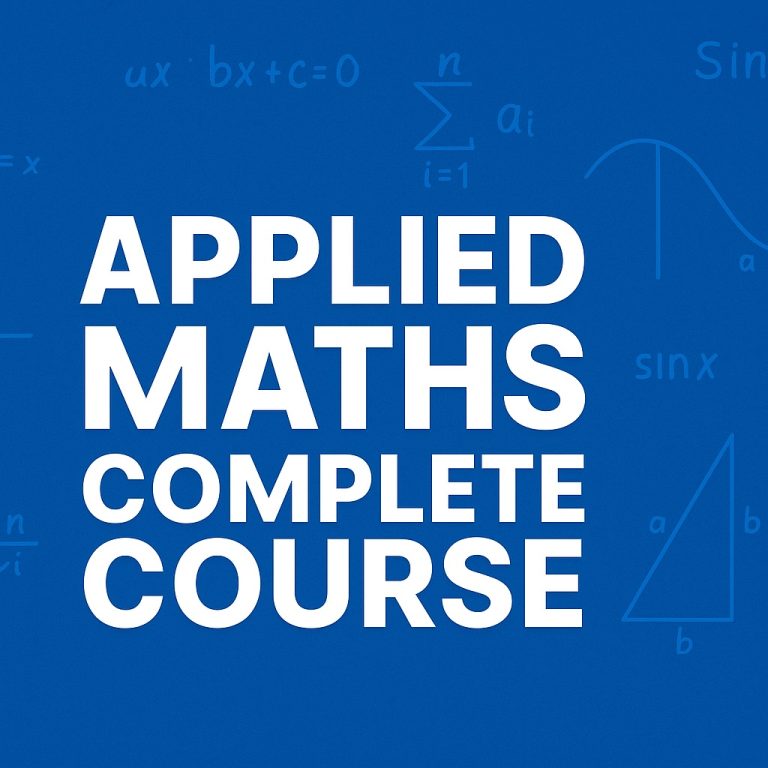 Class 11 Applied Mathematics - Natraj Sarma’s Mathematics channel